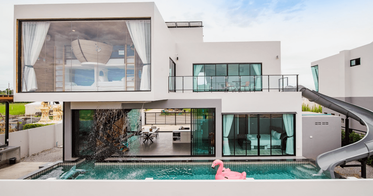 PV1 House Pool Villa Hua Hin | บ้านพักสุดหรูในหัวหินซอย 70 หลังใหญ่ 15 คน